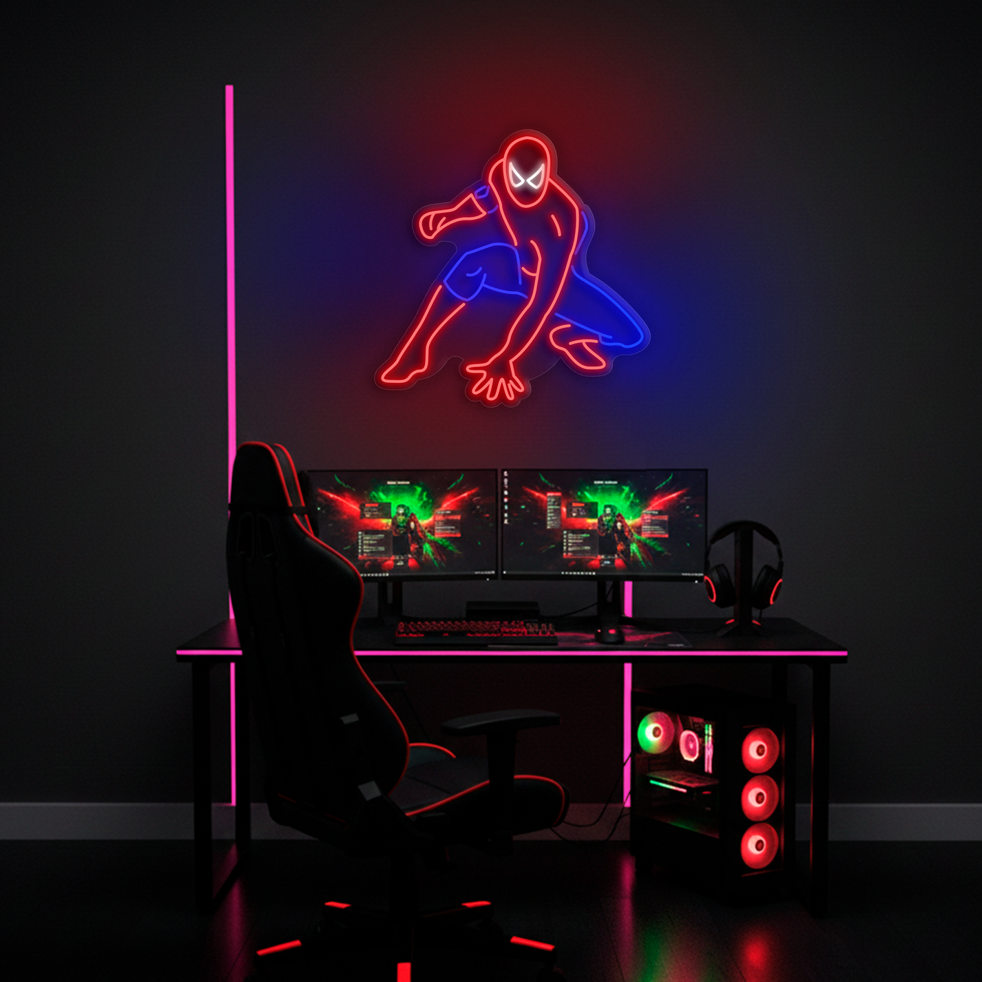 Neon Spiderman – Ilumina tu espacio con el hombre araña – Neon 51